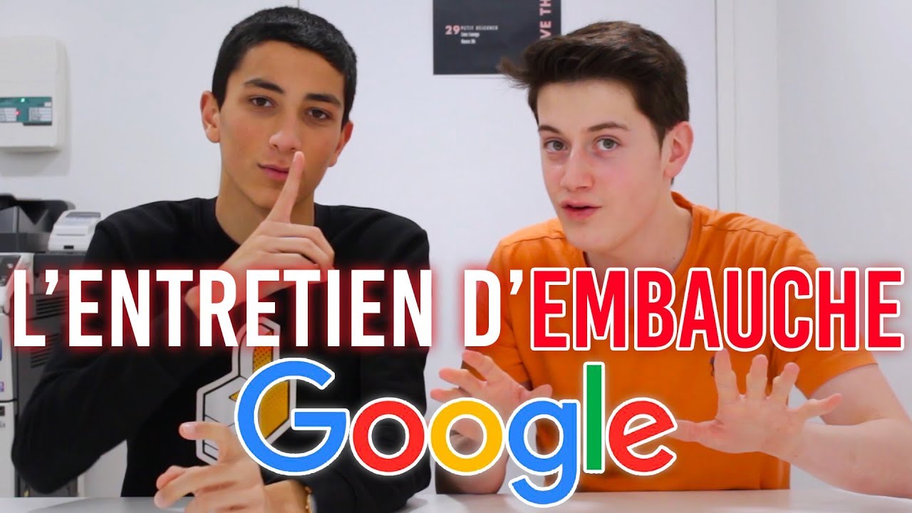 ON PASSE L'ENTRETIEN D'EMBAUCHE de GOOGLE, FACEBOOK & APPLE - YouTube