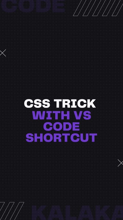 Save time and code faster with this CSS Emmet abbreviation hack🔥🔥!! #code #css #html #tricks # ...