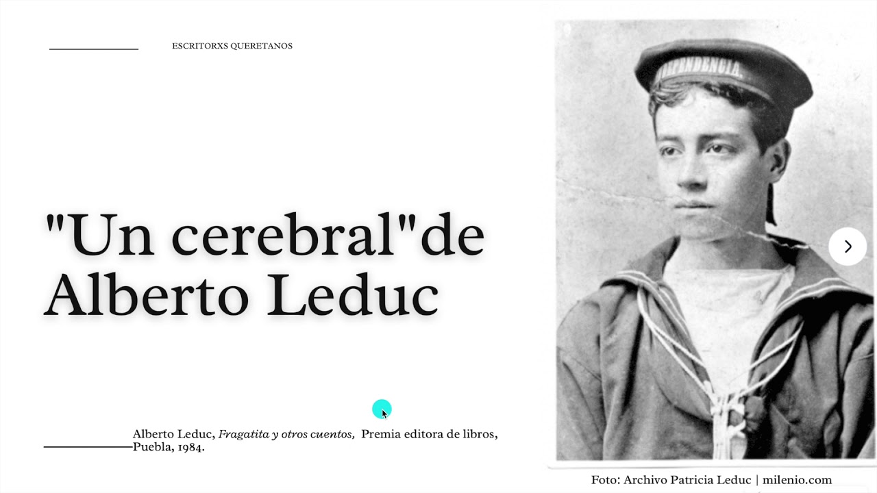 Alberto Leduc - Un cerebral (fragmento) - YouTube