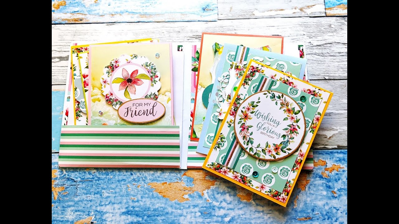 Two Fun Summer Card Making Kits - YouTube
