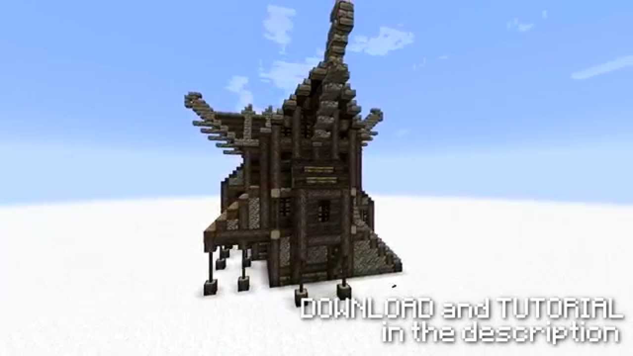 Minecraft Previews | Large Viking/Nordic House DOWNLOAD - YouTube