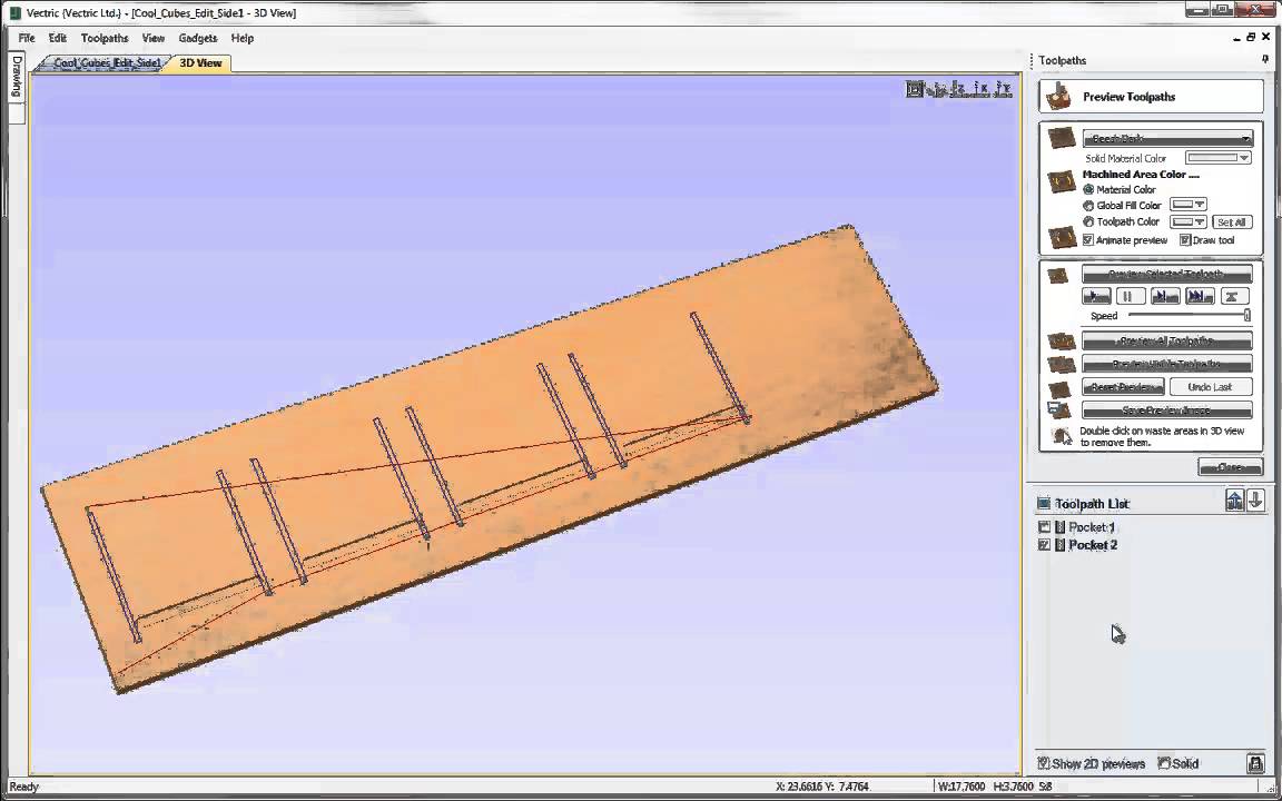 Vectric V8 Tutorials - 2 Sided Machining - YouTube