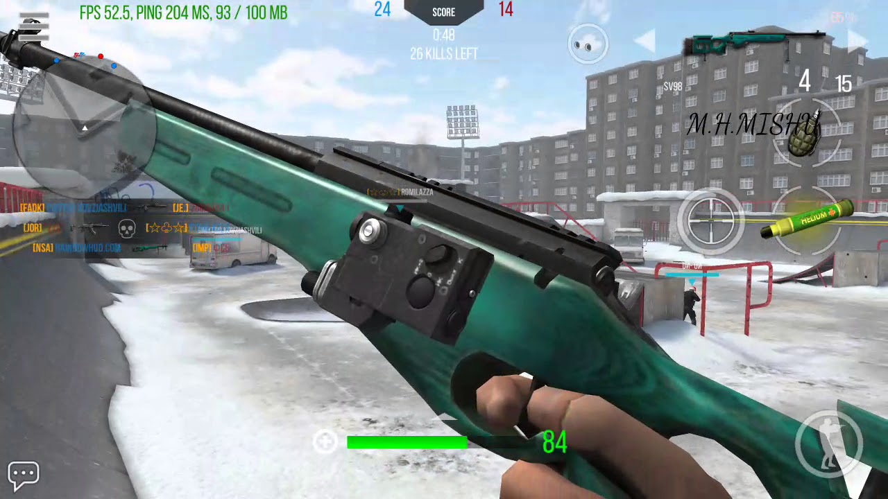 Modern Strike Online SV98 Best Sniper Gun Ever Ha Ha Ha - YouTube