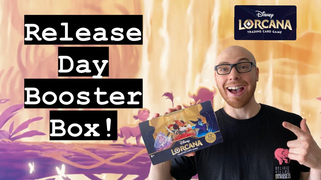 I Bought A Disney Lorcana Booster Box on Release Day! - YouTube