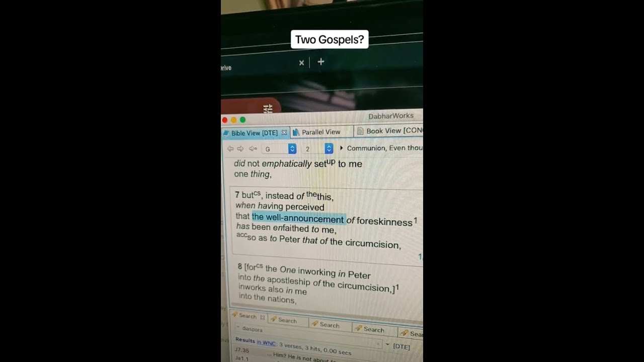 Are There Two Gospels? - YouTube