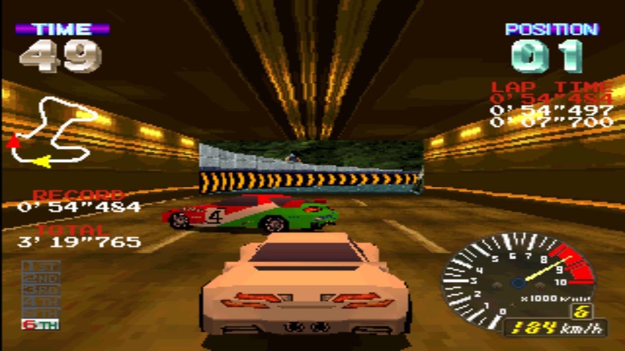 Pocket Racer (ポケットレーサー) - Namco System 11 - White Angel (Normal Car ...