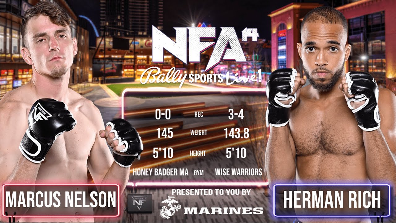 Nemesis 14 Amateur Bout Herman Rich vs Marcus Nelson - YouTube