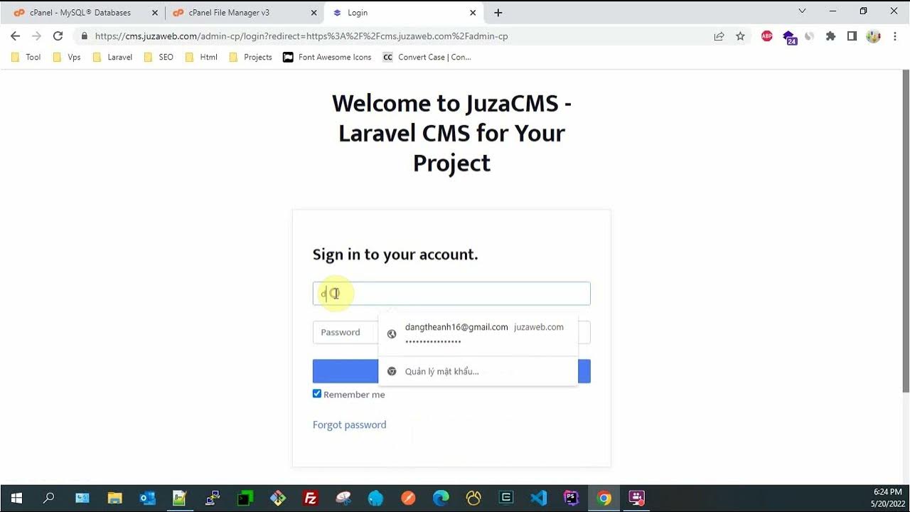 How To Install Juzaweb CMS in Cpanel - YouTube