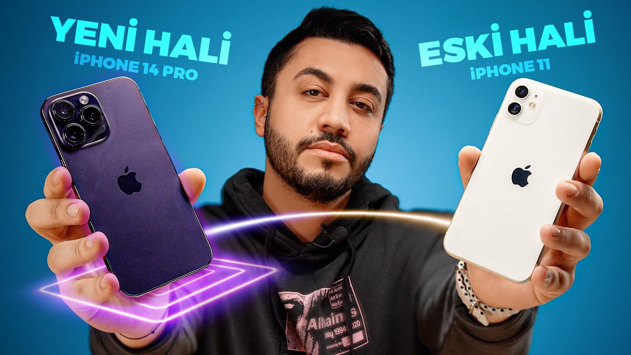 iPHONE 11'İ iPHONE 14 PRO'YA DÖNÜŞTÜRDÜK !! - YouTube