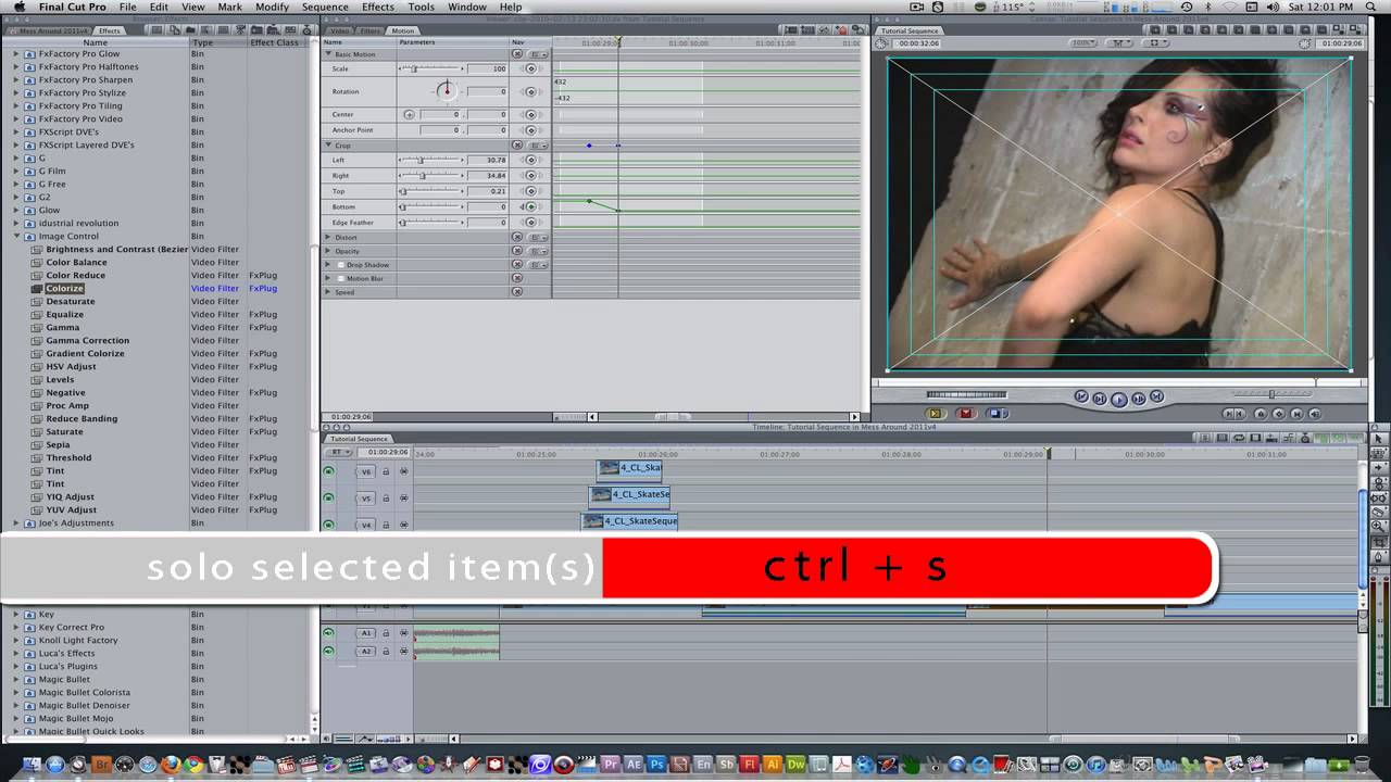 FCP Tutorial #8: Music Video Effects Volume 1 - YouTube