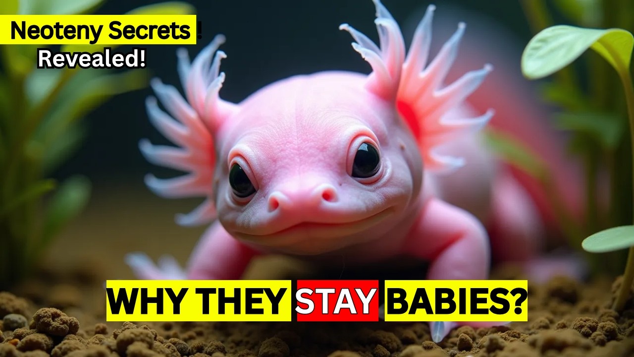 Why Axolotls Never Grow Up: The Science of Neoteny Explained! - YouTube
