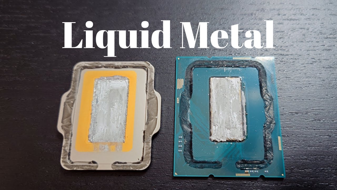 13900KS Delid Liquid Metal Application and EK Water Block - YouTube