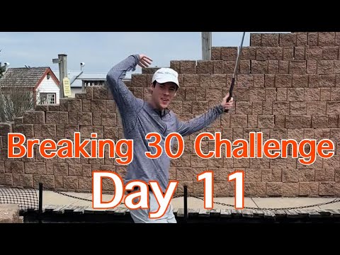 DAY 11: Breaking 30 Challenge (2 Person Scramble at Swing Time) - YouTube