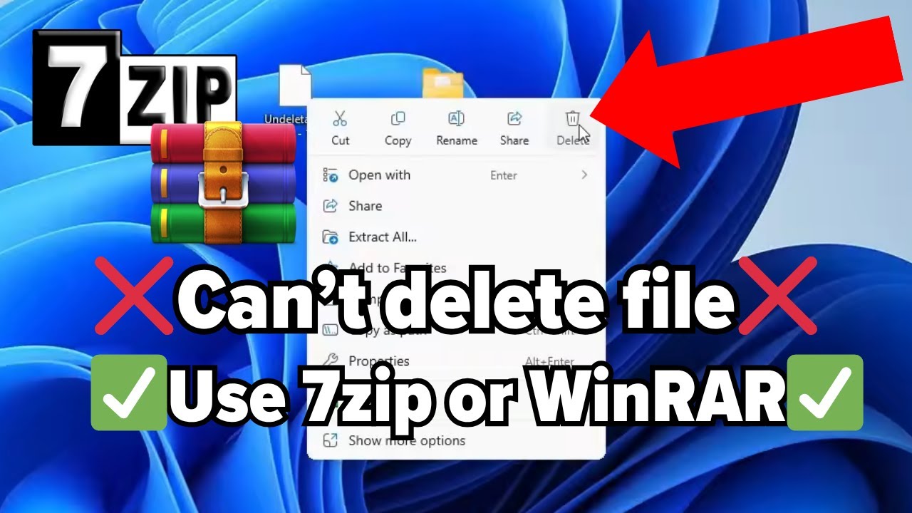 How to Delete Undeletable Files on Windows (Easy Fix) - YouTube