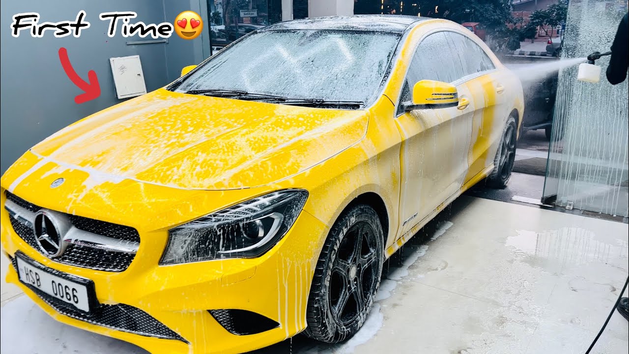 First Time😍my Mercedes benz for steam wash🔥 - YouTube