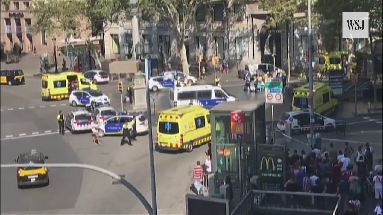 Five Terror Suspects Killed as Second Attack Hits Spain - YouTube