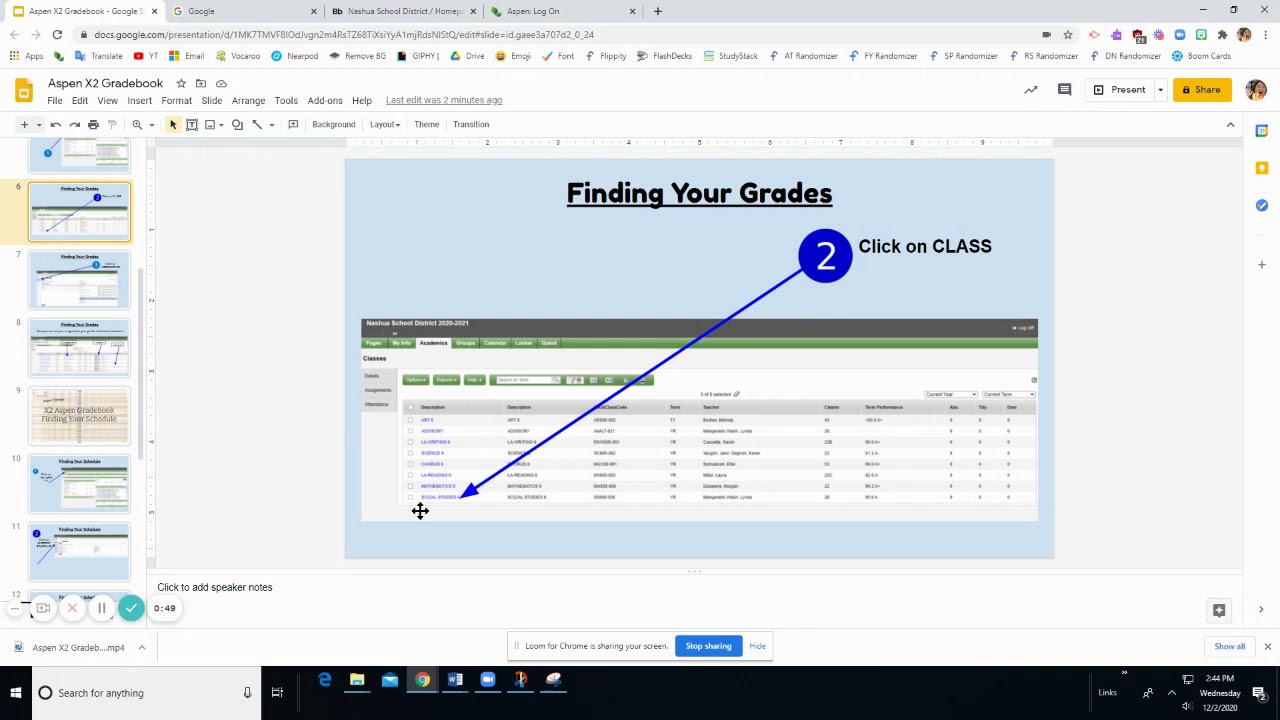 Aspen X2 Gradebook Checking Grades - YouTube