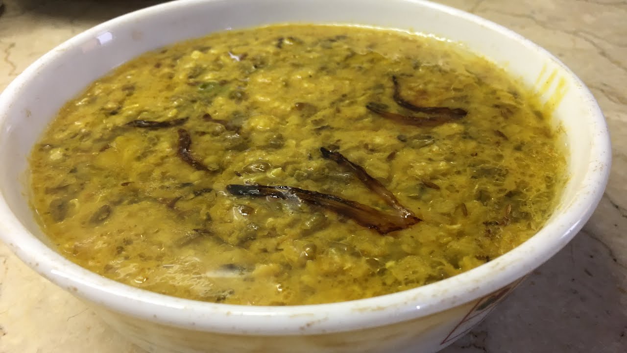 Moong Dal Chilka Recipe By Kitchen Chemistry | Split Green Lentils ...
