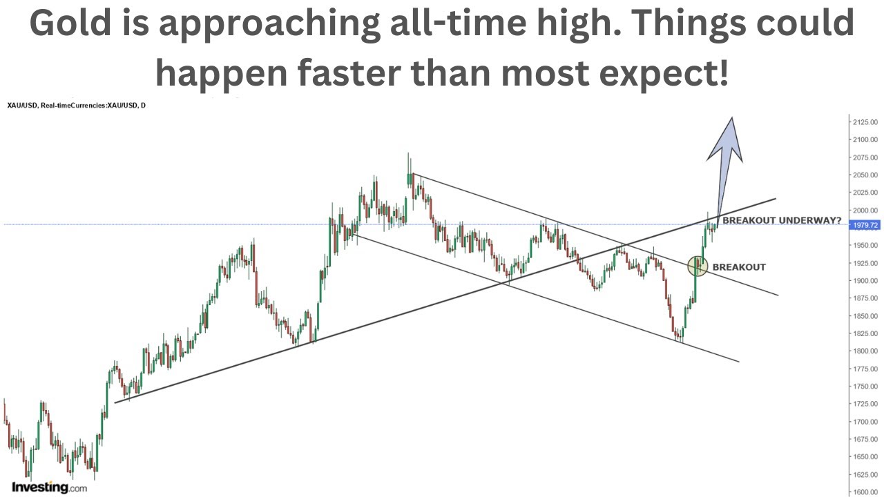 Gold is approaching all time high Things could happen faster than most ...
