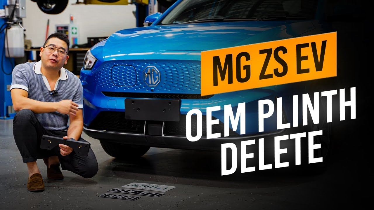 How to Install License Plates on a MG ZS EV | Flow Brackets - YouTube