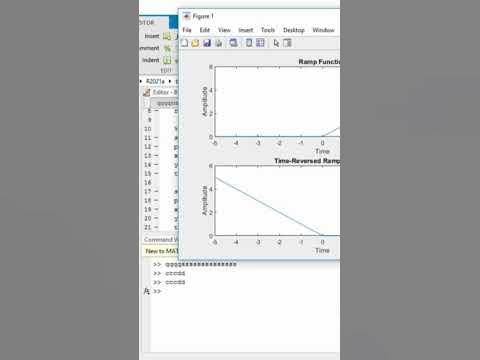 Plot a ramp and a time reversed ramp function for given signal - YouTube