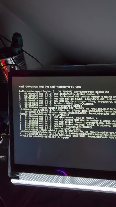 Kali Linux Raspberry pi 4 Touch Screen #raspberrypi #touchscreendisplay #kalilinux - YouTube