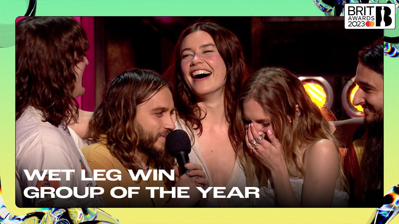 Wet Leg win Group of the Year | The BRIT Awards 2023 - YouTube