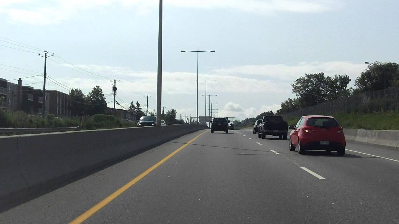 Duplessis Expressway (Autoroute 540) southbound - YouTube