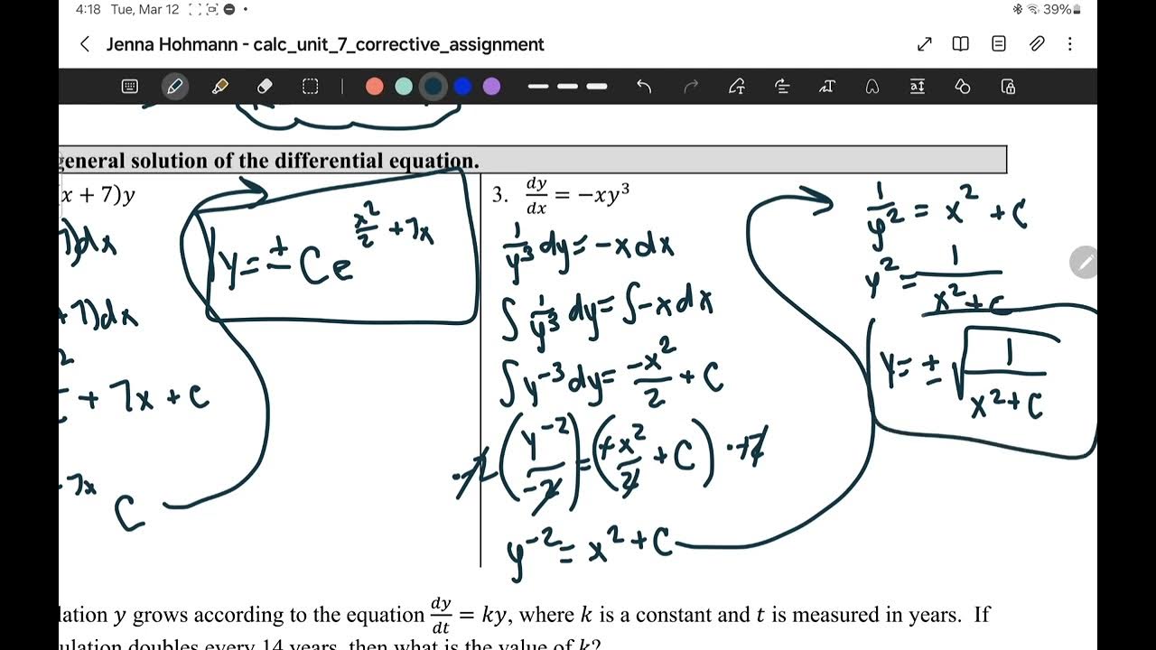 Unit 7: Corrective Assignment - YouTube