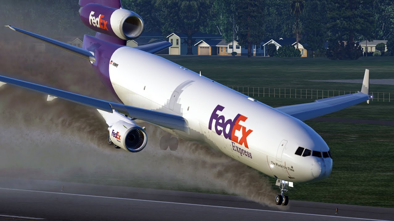 Chuyến Bay FedEx 80 và 14 đã rơi như thế nào ? | X-Plane11 - YouTube