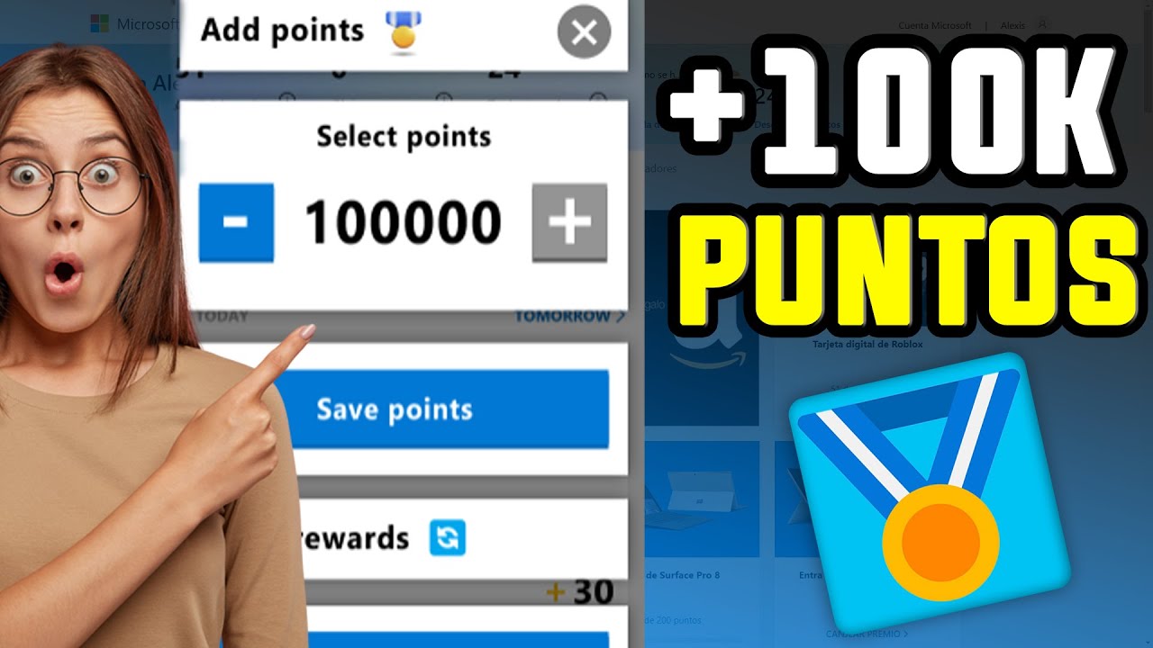 🎁 Cómo Conseguir PUNTOS GRATIS en Microsoft Rewards (Rápido y Fácil) ⏰ ...