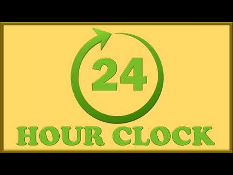 24 Hour Clock - YouTube