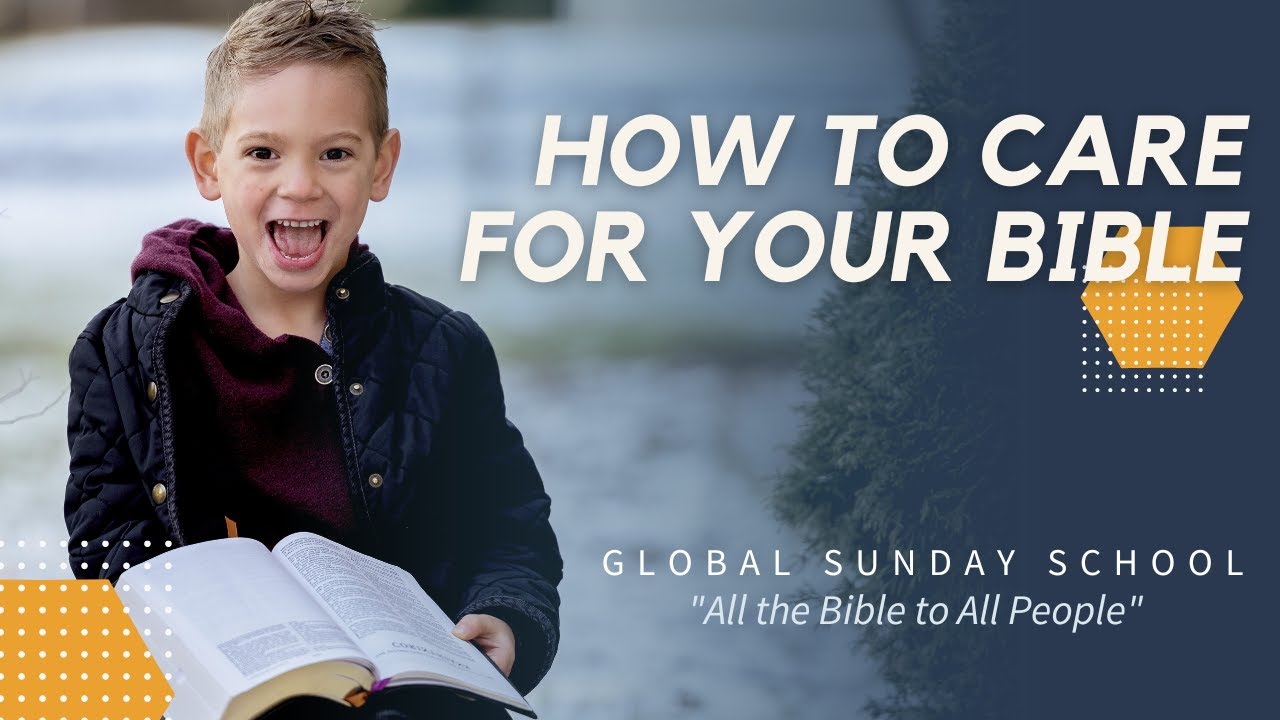 How to Care for Your Bible - YouTube