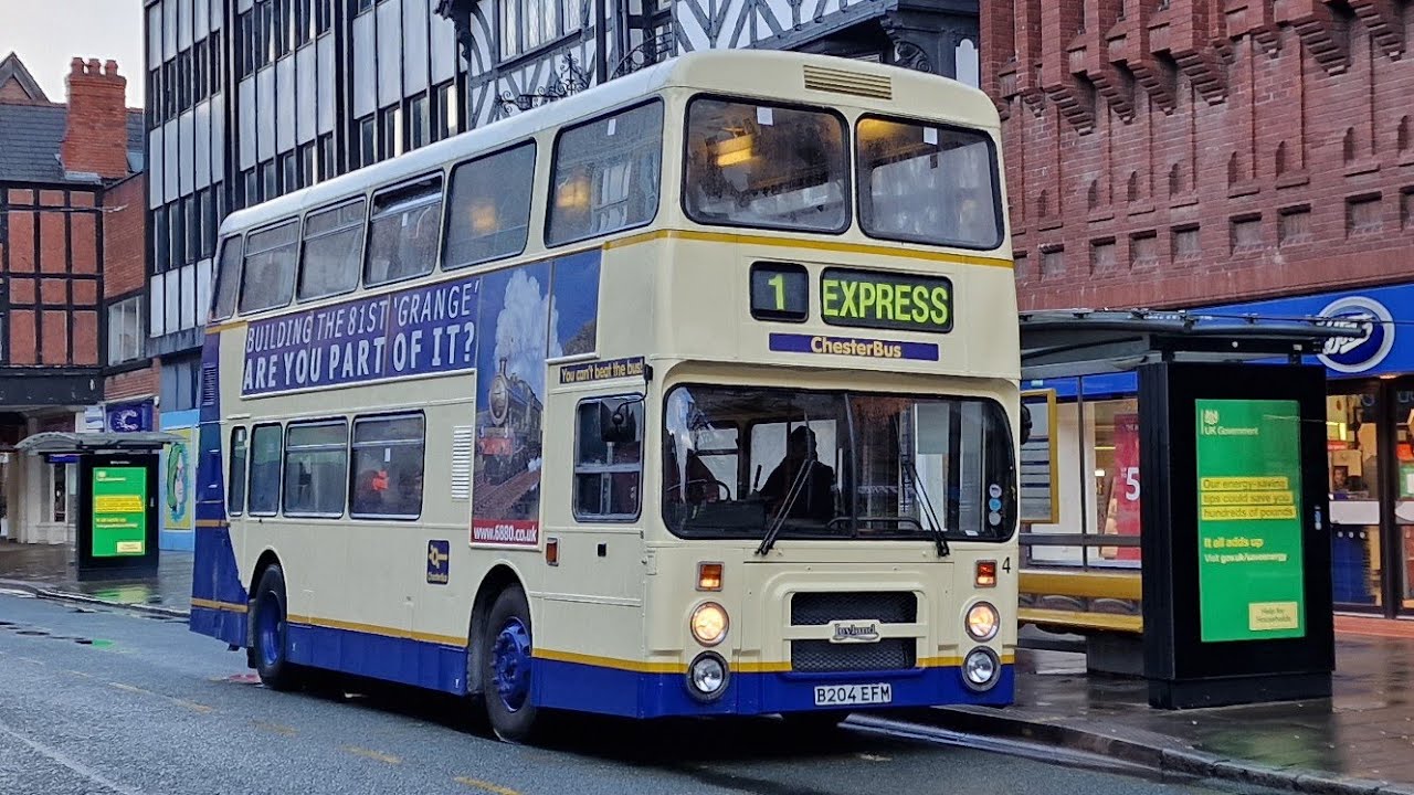 🚍*Preserved Beast* Chesterbus B204 EFM Leyland Olympian at Chester and ...