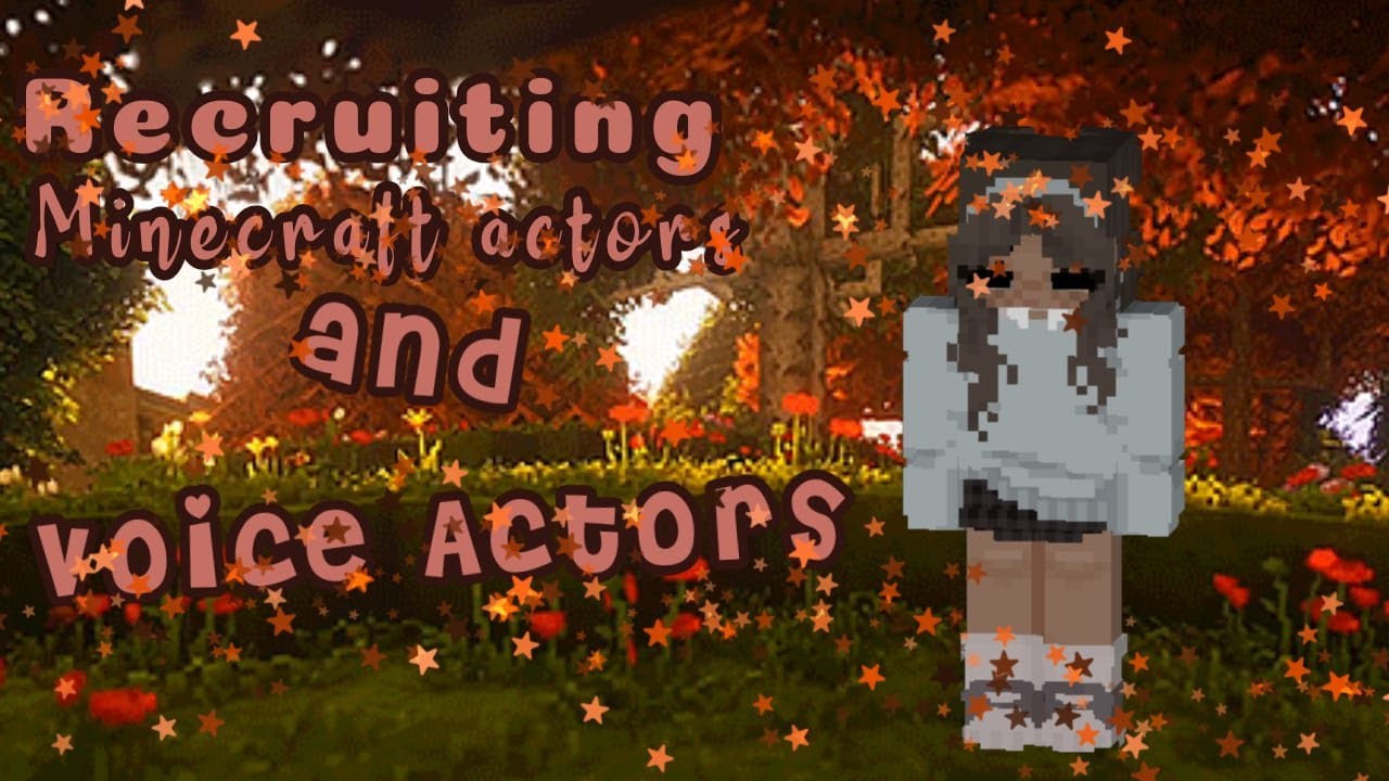 Recruiting Minecraft Voice actors and Minecraft rp actors - YouTube