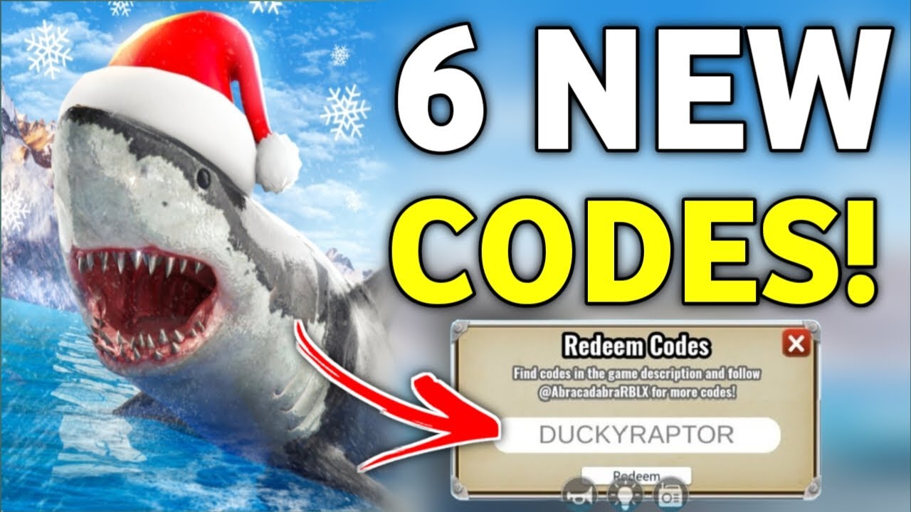 ⚠️XMAS UPDATE ⚠️ SHARKBITE 2 CODES 2024 - SHARKBITE 2 ROBLOX CODES 2024 ...
