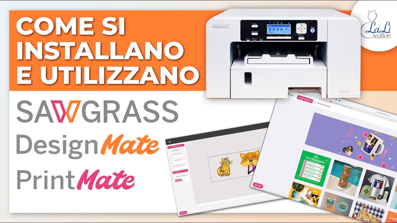 Non sai come si utilizza e istalla Sawgrass Design Mate e Print Mate ...