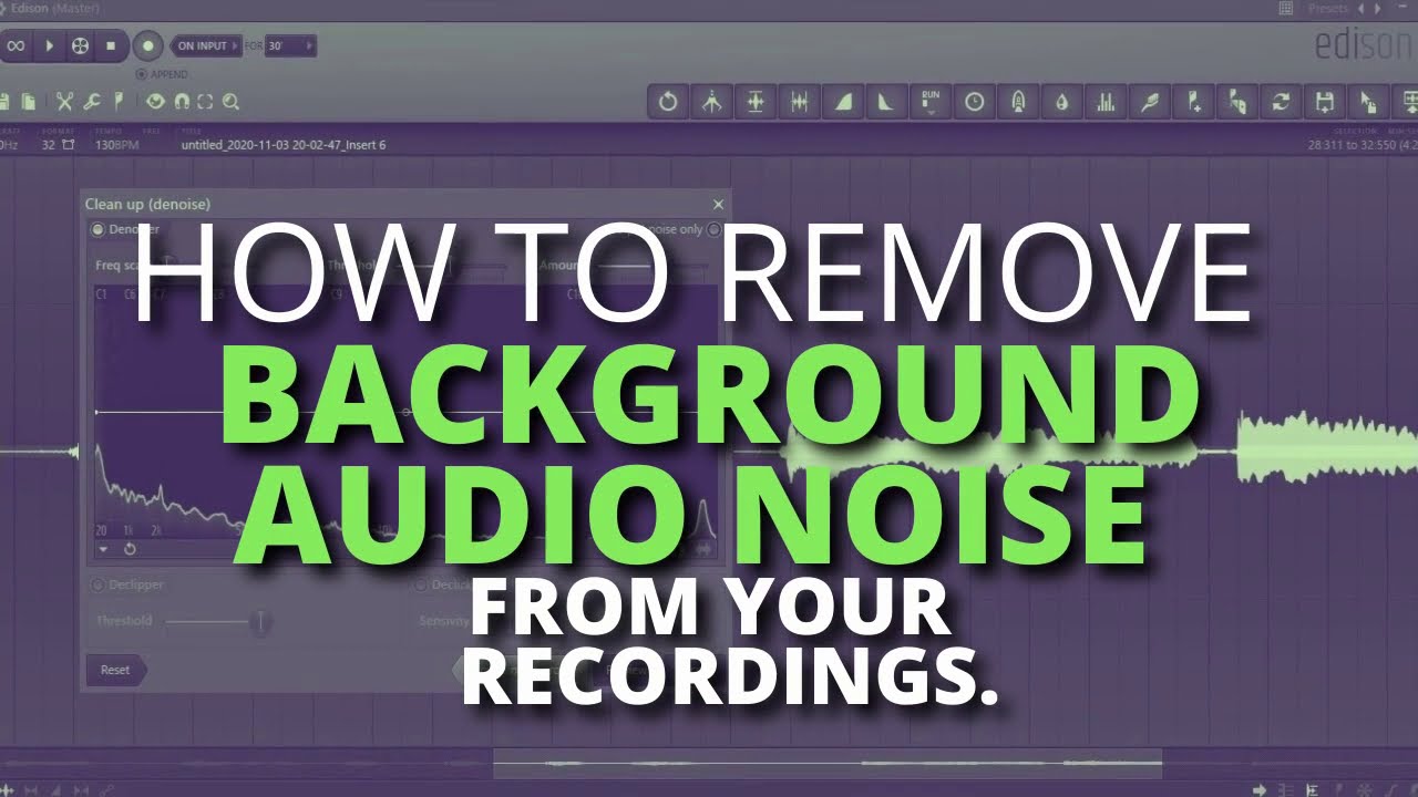 HOW TO REMOVE BACKGROUND AUDIO NOISE FROM YOUR RECORDINGS FL STUDIO YouTube HOW TO REMOVE BACKGROUND AUDIO NOISE FROM YOUR RECORDINGS FL STUDIO YouTube