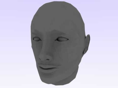 Face animation test #1 - YouTube