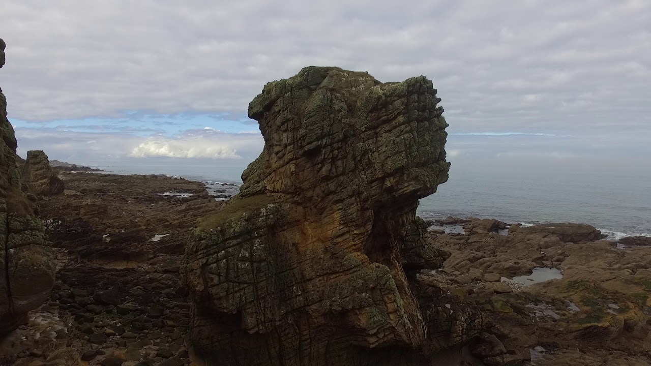 Cummingston Sea Stack - YouTube