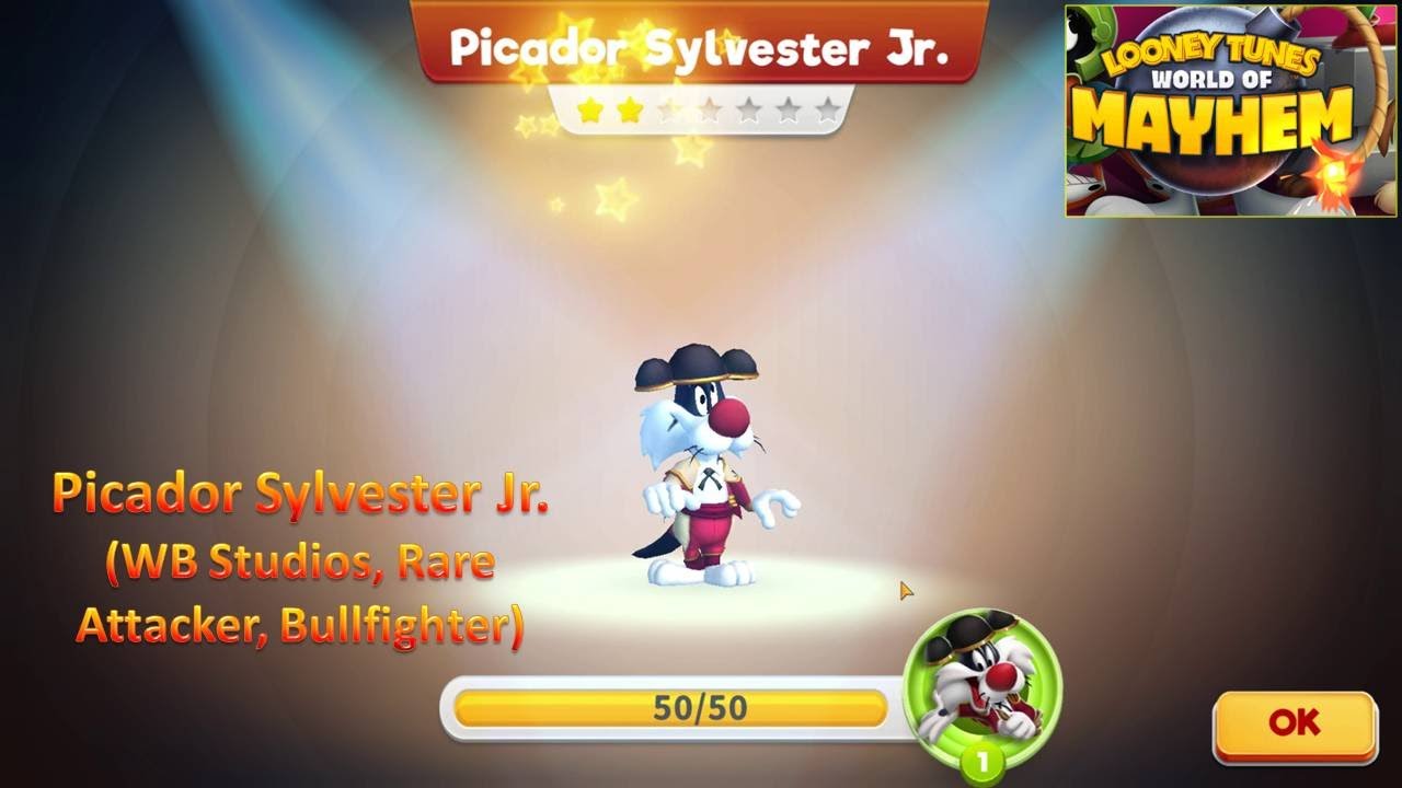 Looney Tunes World of Mayhem - Unlock Picador Sylvester Jr. (Rare ...