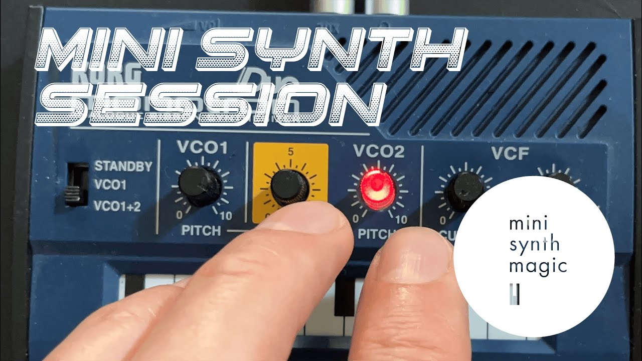 minisynthmagic Mini synth sessions - YouTube