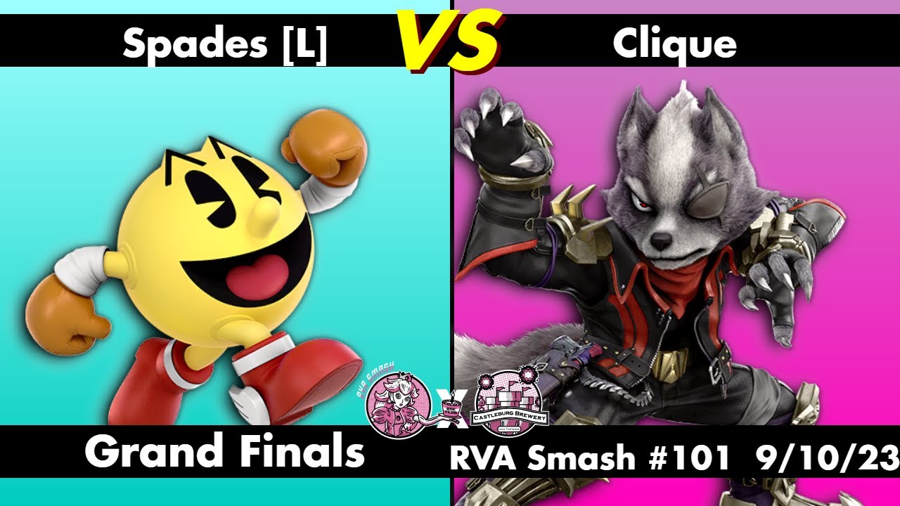 RVA Smash 101: Spades [L] (Pac-Man) vs Clique (Young Link) | GRAND ...