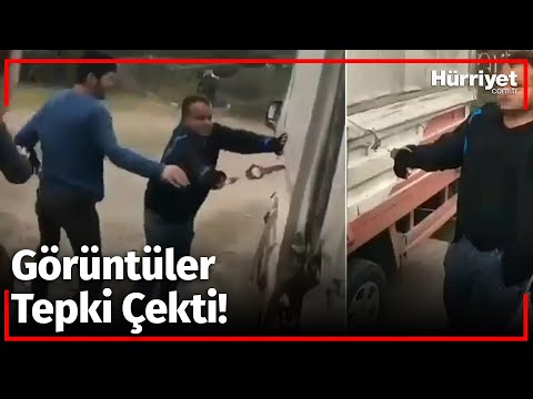 Engelli Kişiyi Kelepçe İle Kamyonete Bağlayıp Yürüttüler!