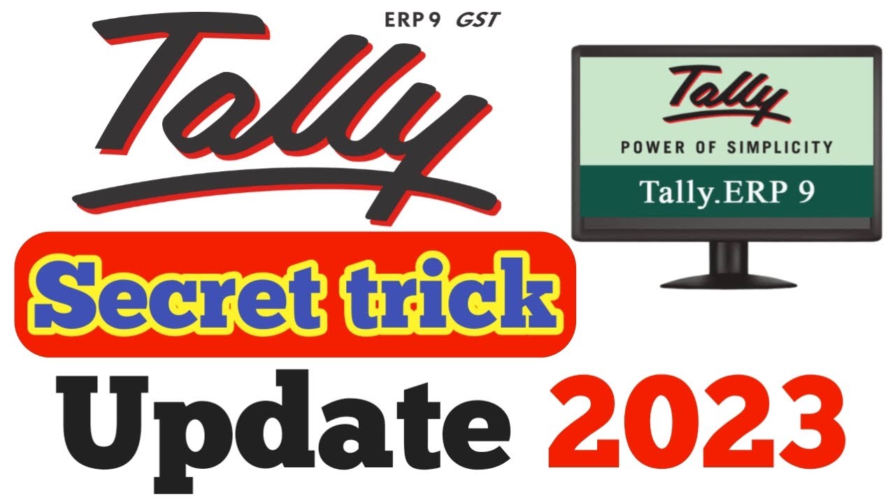 tally secret 2023 | tally new update - YouTube
