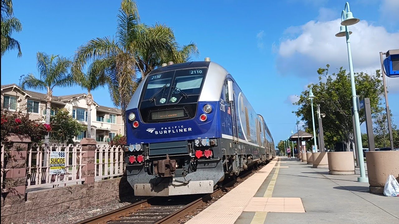 [Rare] Surfliner on Coaster service! Coaster/Surfliner 564 Carlsbad ...
