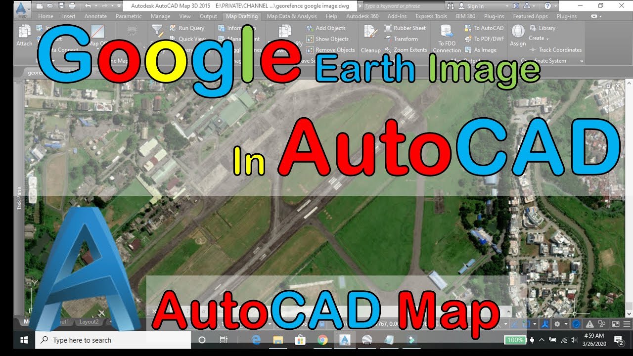 Cara Import Google Earth Image Ke AutoCAD Convert Google Earth Map To AutoCAD YouTube cara-import-google-earth-image-ke-autocad-convert-google-earth-map-to-autocad-youtube