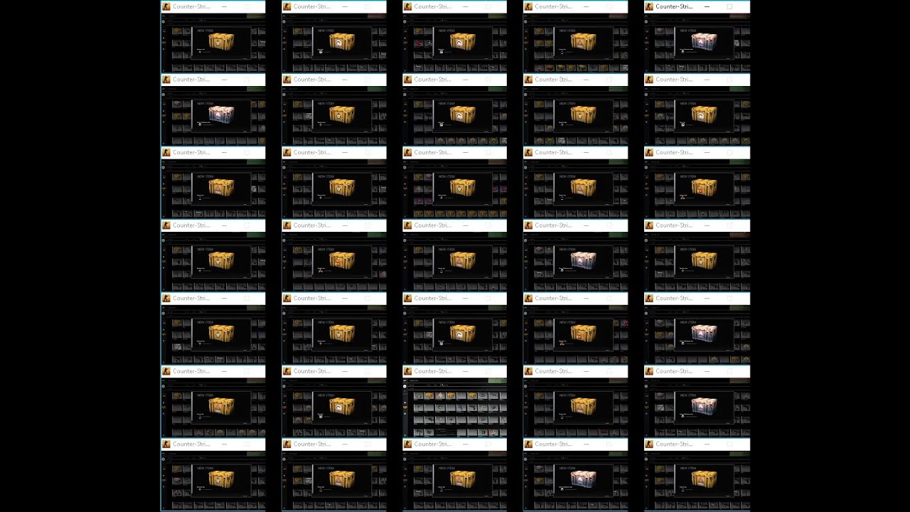 CS:GO case farm. 35 accounts. June 5, 2023 - YouTube