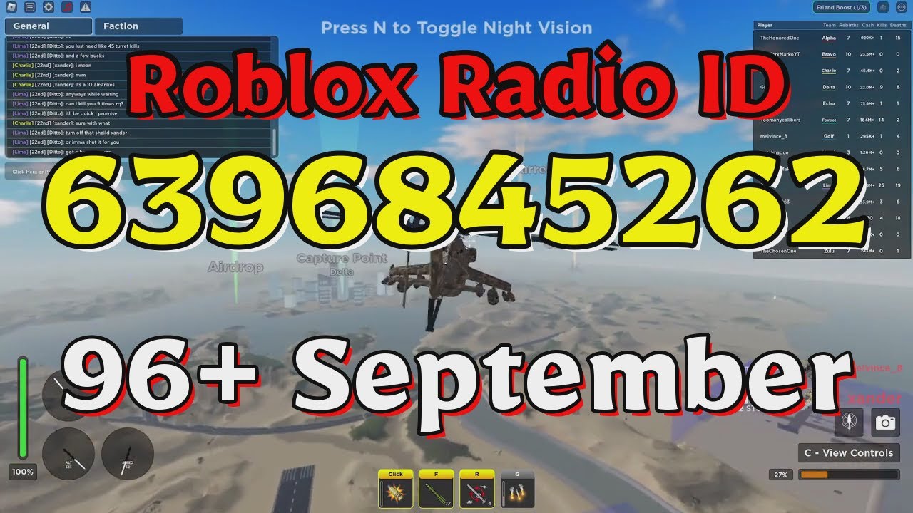 September Roblox Radio Codes/IDs - YouTube