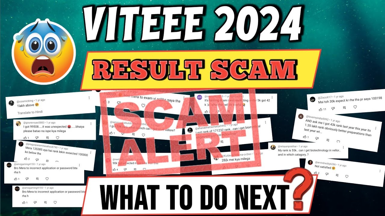 VITEEE 2024 Results Announced 😡 | How to check Results | Results Scam ...